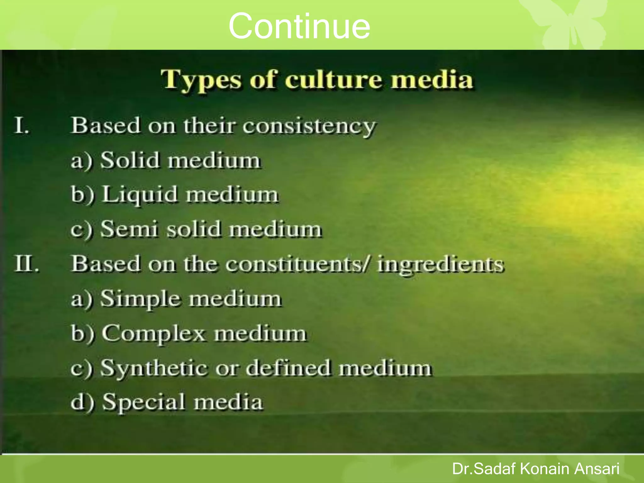 Practical culture media and culture methods 3rd yr MBBS $ 2nd yr BDS | PPTX