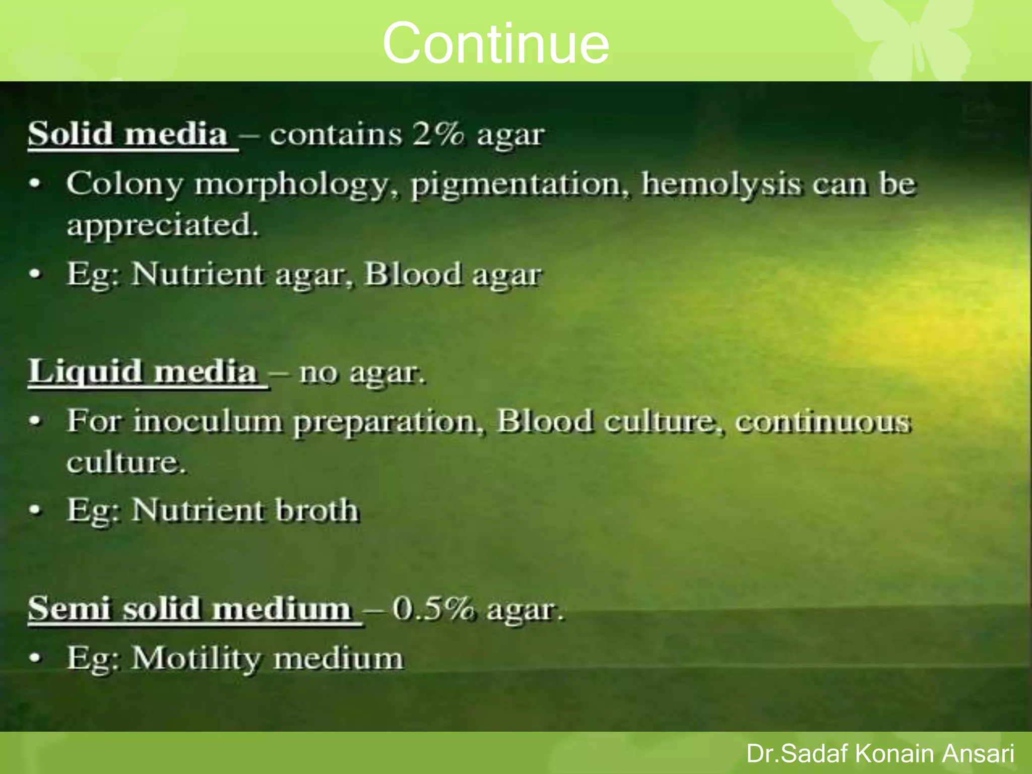 Practical culture media and culture methods 3rd yr MBBS $ 2nd yr BDS | PPTX