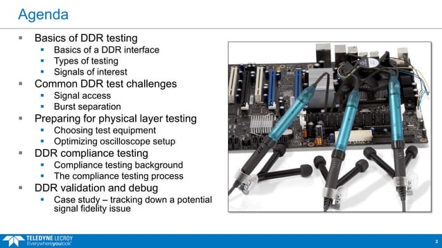 Webinar Practical Ddr Testing For Compliance Validation And Debug Ppt