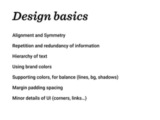 Simple details of UI | PPT