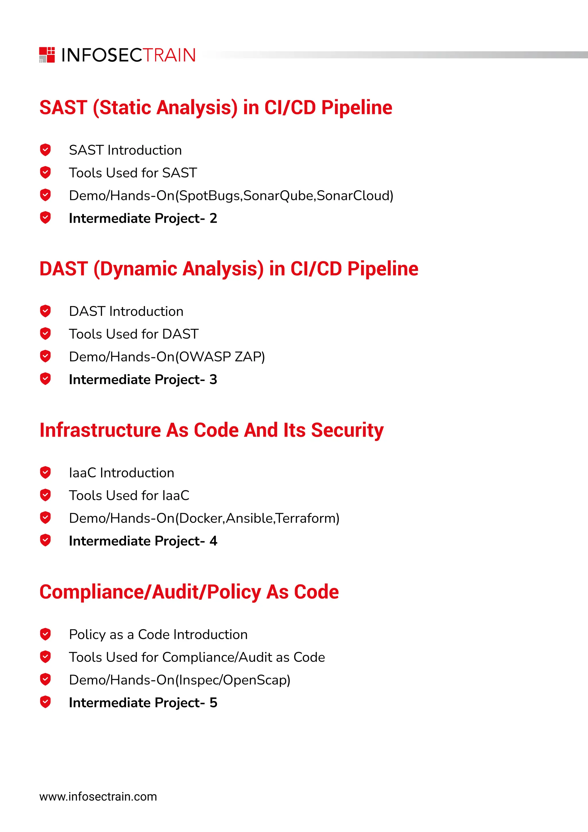 Practical DevsecOps Training Course Content | PDF