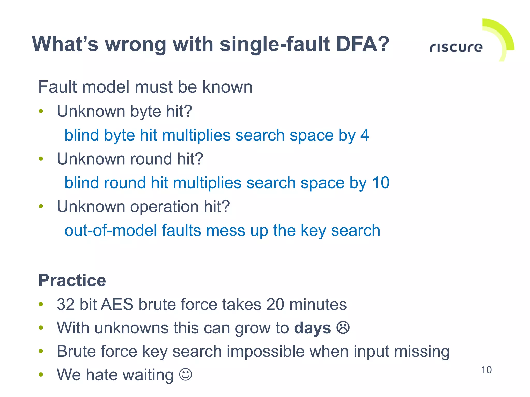 Practical Differential Fault Attack On Aes Pdf Databases Computer