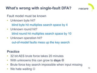Practical Differential Fault Attack on AES | PDF | Databases | Computer Software and Applications