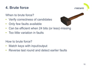 Practical Differential Fault Attack on AES | PDF | Databases | Computer Software and Applications