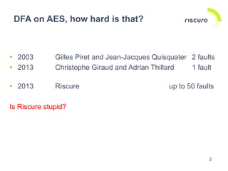 Practical Differential Fault Attack on AES | PDF | Databases | Computer Software and Applications