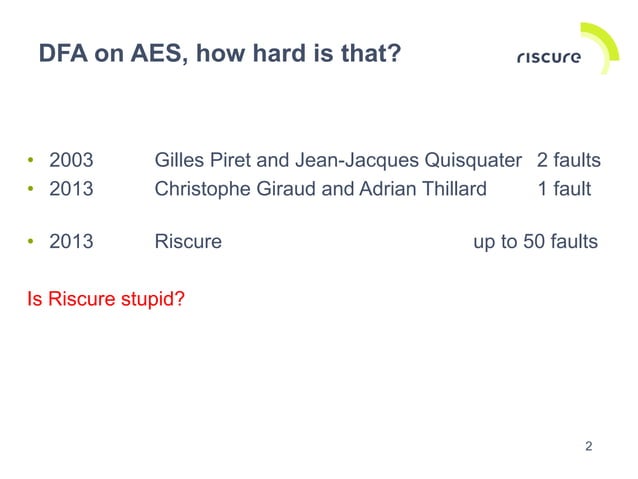 Practical Differential Fault Attack On Aes Pdf Databases Computer Software And Applications