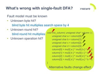 Practical Differential Fault Attack on AES | PDF | Databases | Computer ...