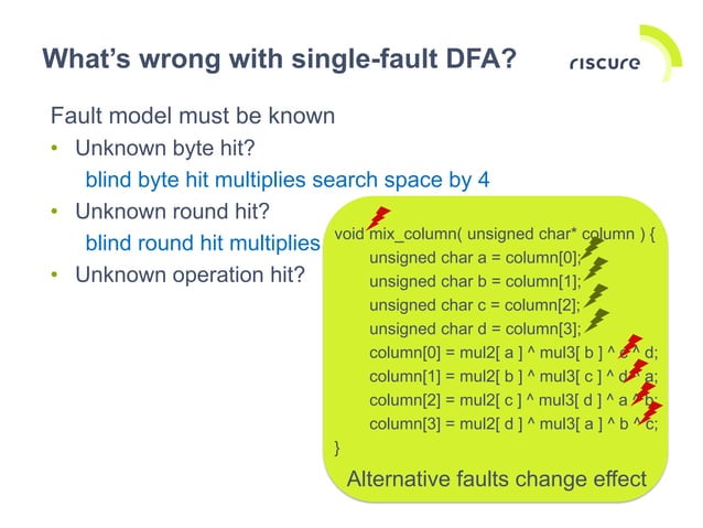 Practical Differential Fault Attack On Aes Pdf Databases Computer