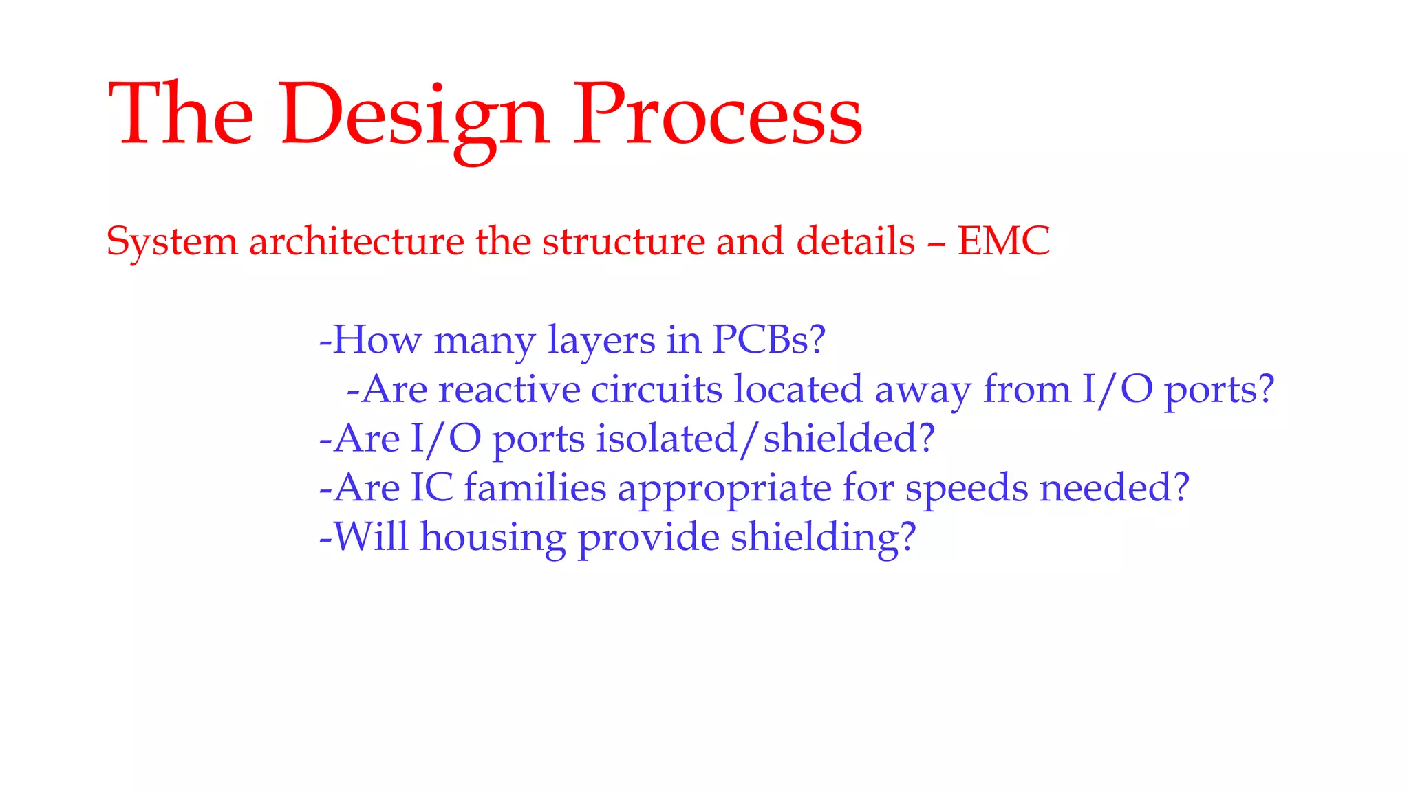 Practical difficulties and how to avoid emc hazards in instrumentation ...