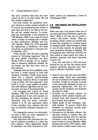 Practical distillation control | PDF