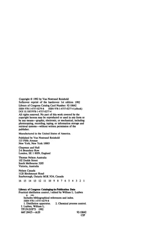 Practical distillation control | PDF