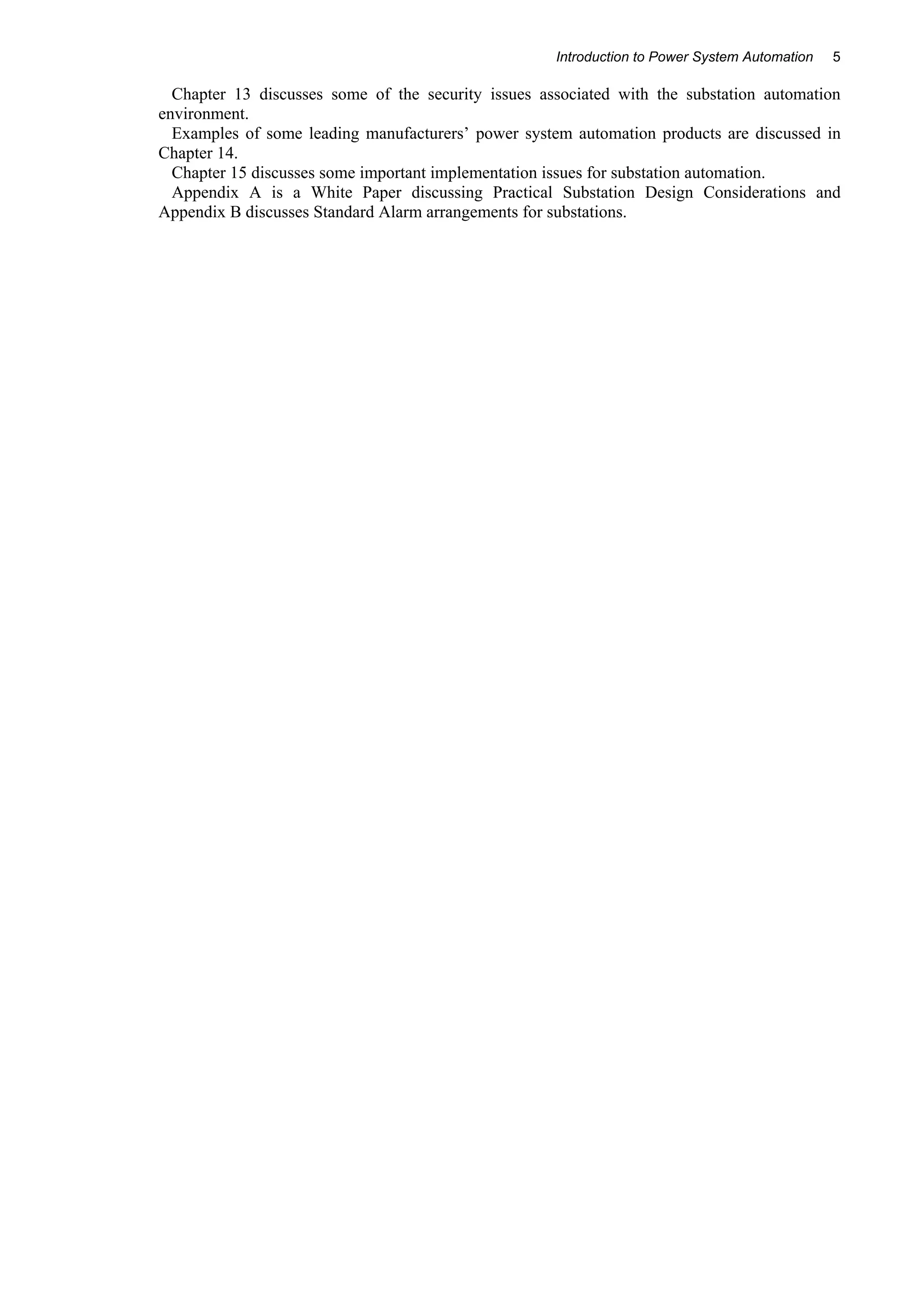 Practical Distribution And Substation Automation Incl Communications