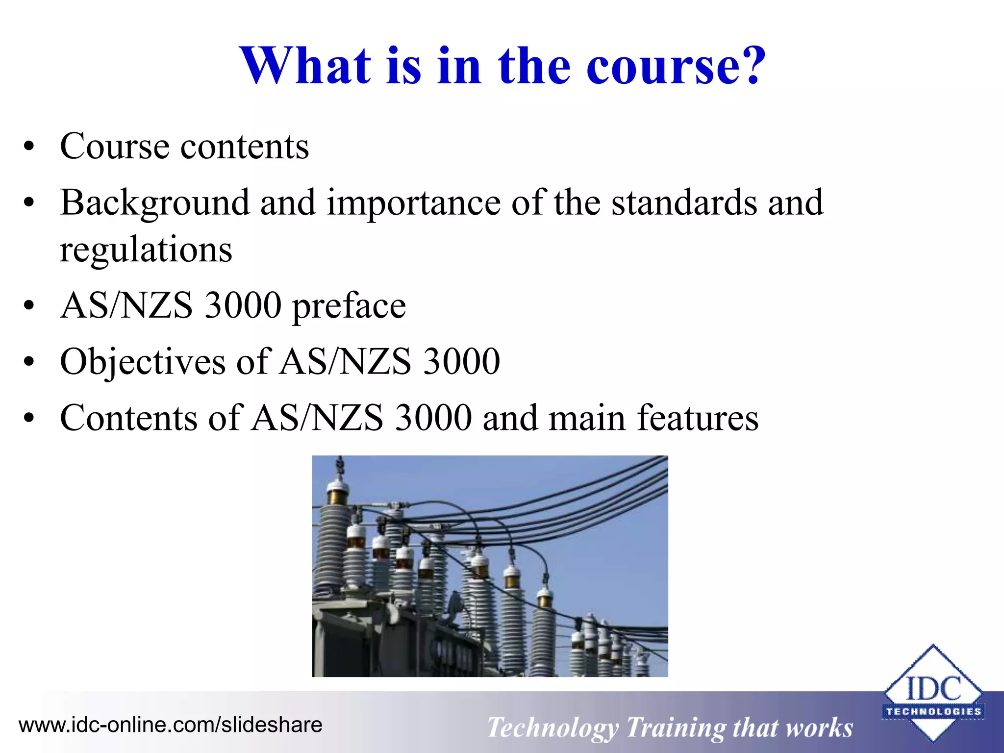 Practical Electrical Wiring Standards - AS 3000:2007 | PPT