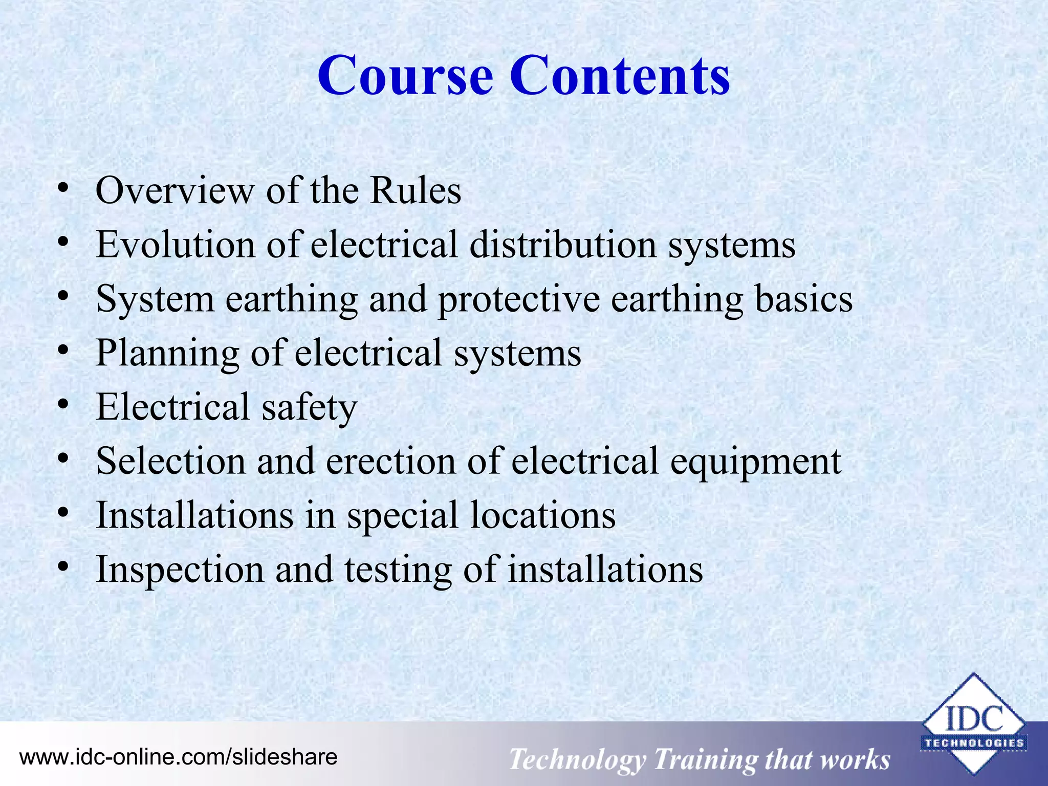 Practical Electrical Wiring Standards - National Rules for Electrical ...
