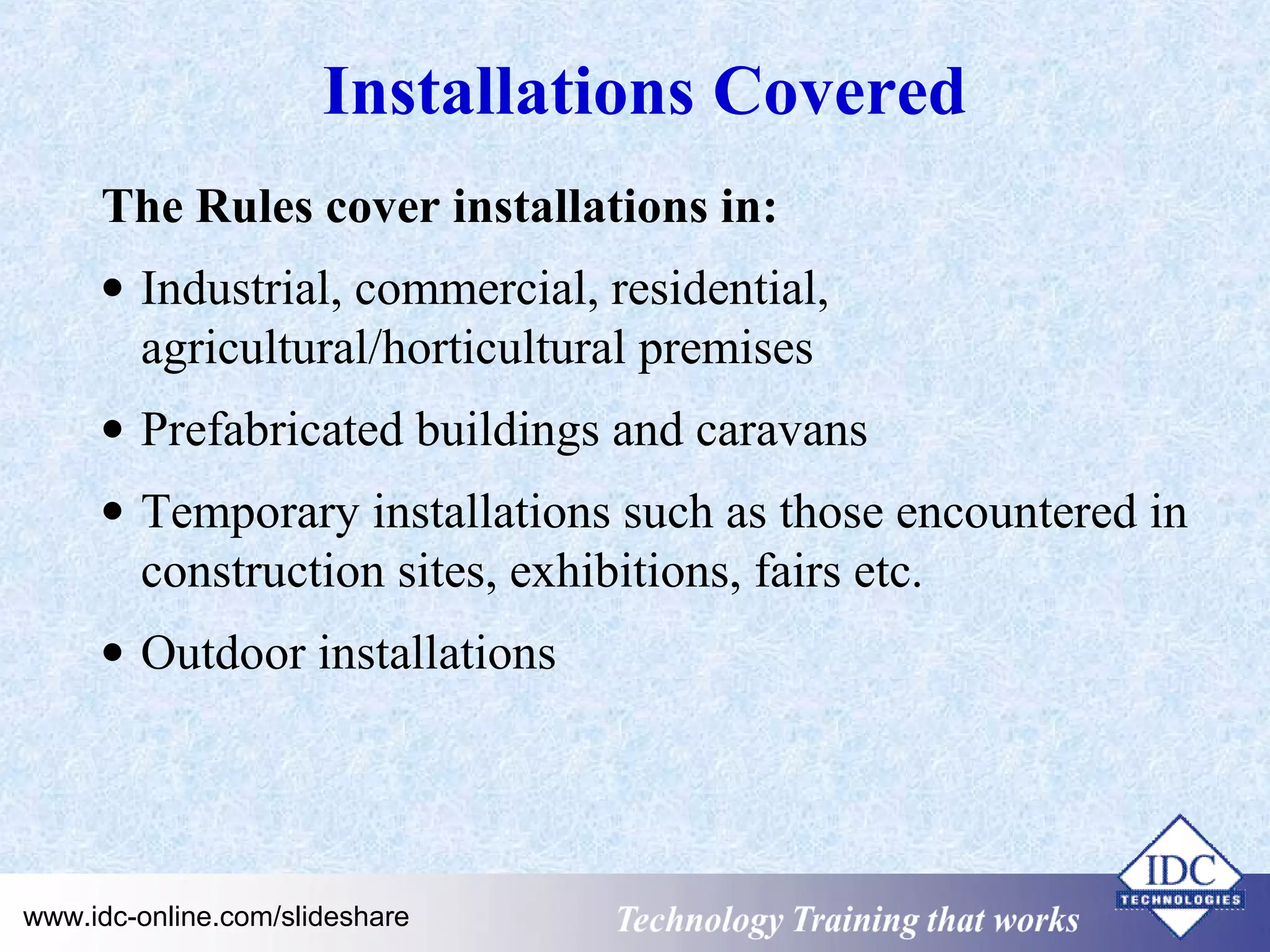 Practical Electrical Wiring Standards - National Rules for Electrical ...