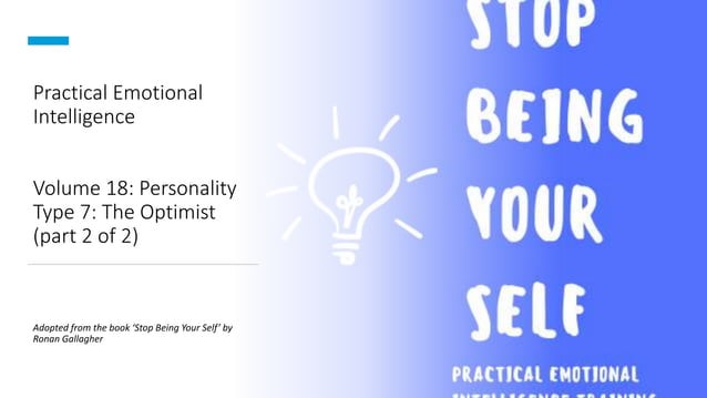 Practical emotional intelligence volume 18 | PPT