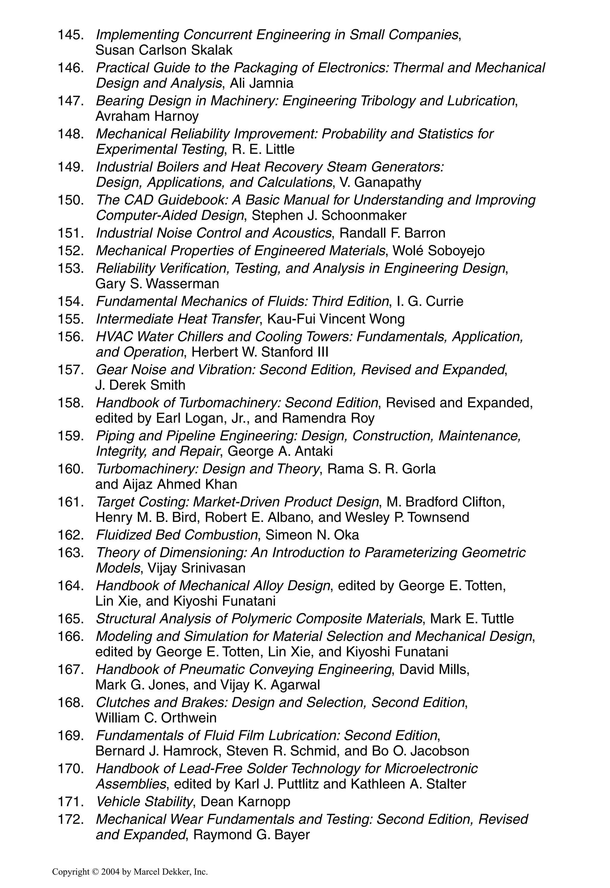 Practical Engineering Failure Analysis - Dekker Mechanical Engineering ...