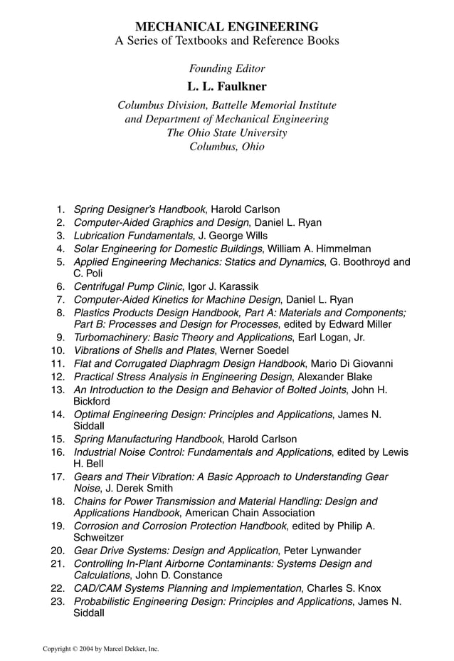 Practical Engineering Failure Analysis - Dekker Mechanical Engineering | PDF