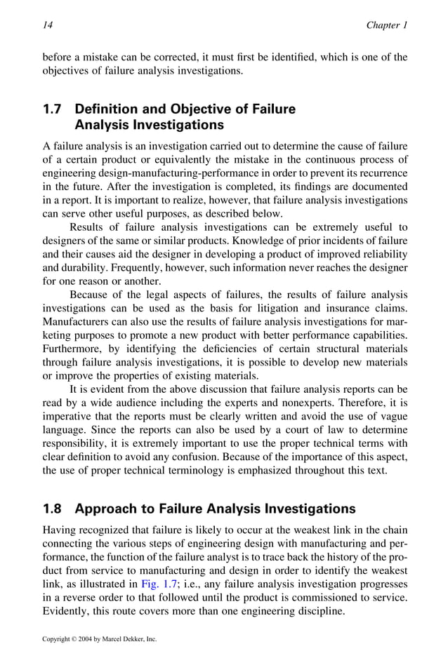 Practical Engineering Failure Analysis - Dekker Mechanical Engineering | PDF