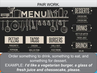 Practical english Ordering a meal. | PPTX
