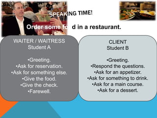 Practical english Ordering a meal. | PPTX