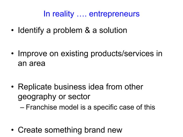 Practical entrepreneurship training part 1 Spotting the Opportunity | PPT