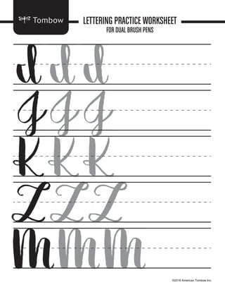 lettering practice | PDF | Drawing and Sketching | Arts and Crafts