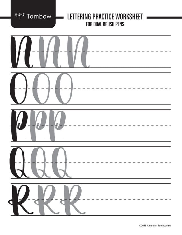 lettering practice | PDF