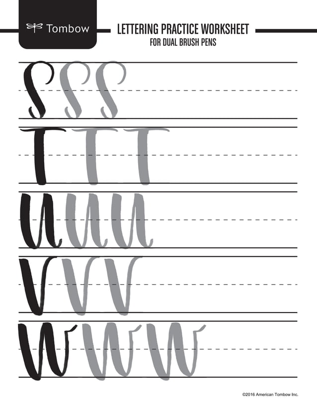 lettering practice | PDF