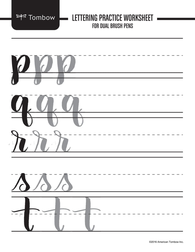 lettering practice | PDF