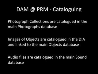 Practical Examples of a DAM Implementation: Daniel Burt | PPT
