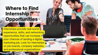 Practical Experience and Internships Key to Landing a Digital Marketing ...