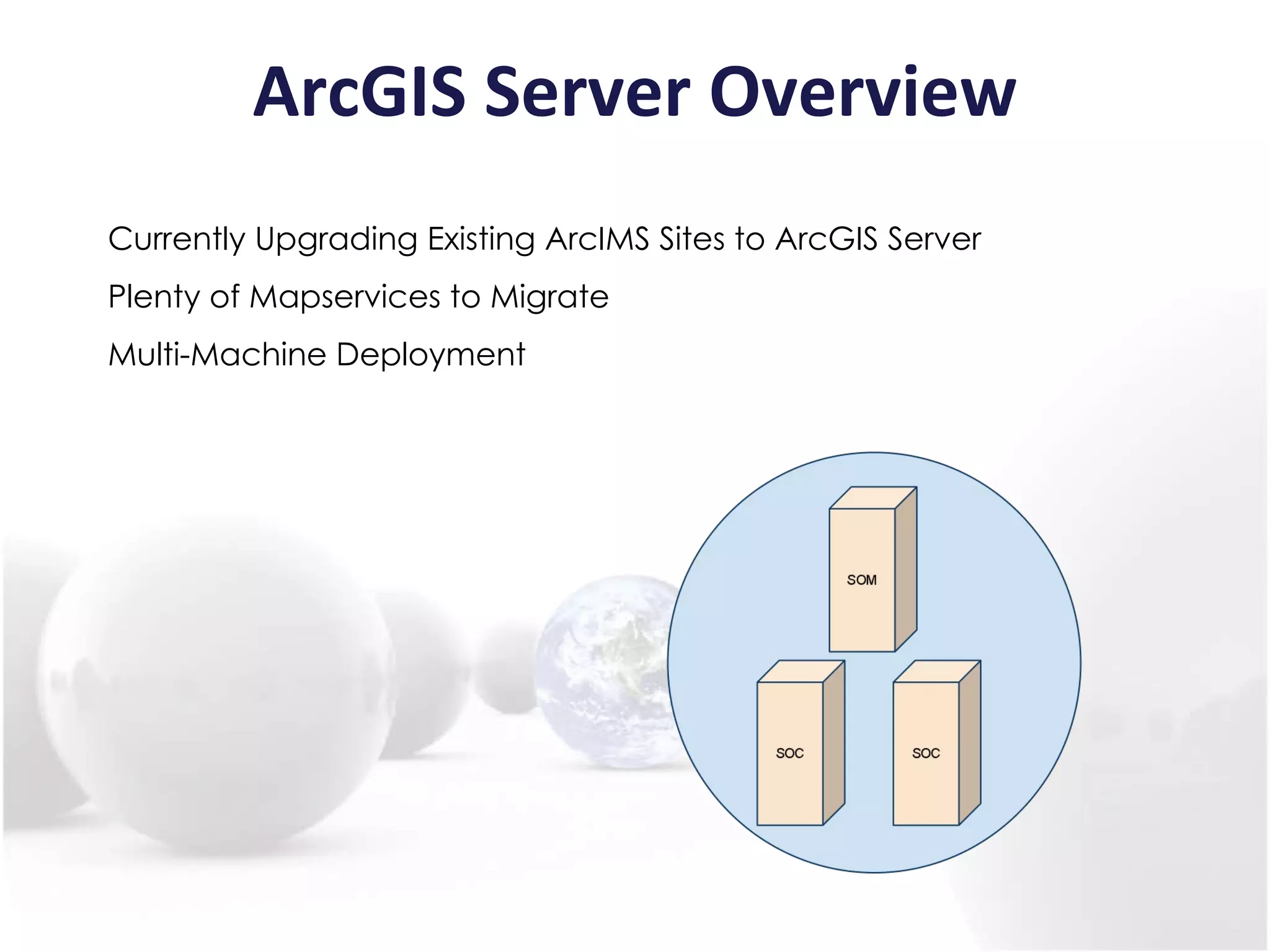 Practical Experiences With ArcGIS Server | PPT | Computer Software and Applications | Computing