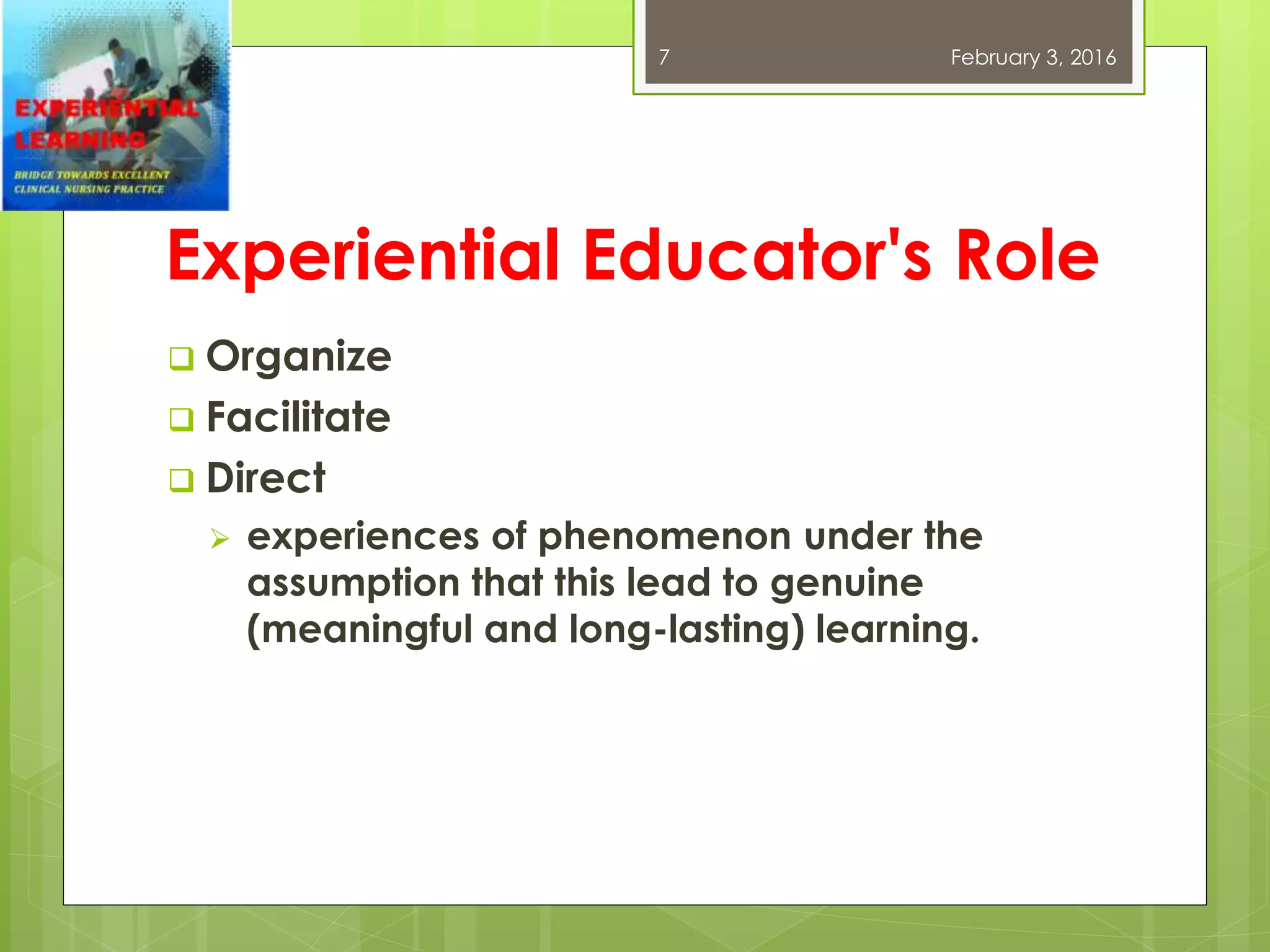 Practical Experiential Learning (PEL) Theory.drjma | PDF