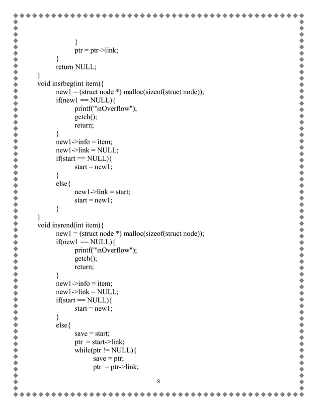 Data Structures Practical File Pdf Programming Languages Computing