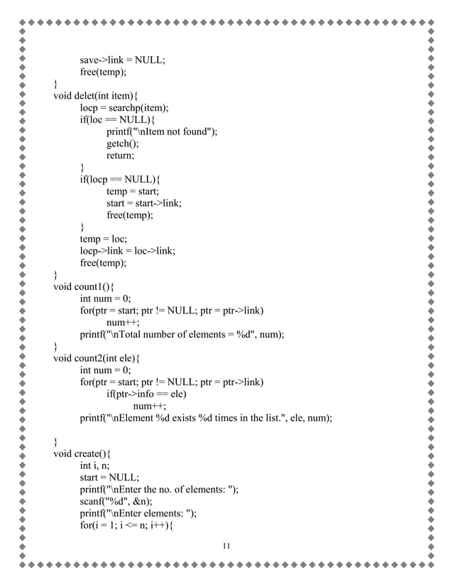 Data Structures Practical File Pdf Programming Languages Computing