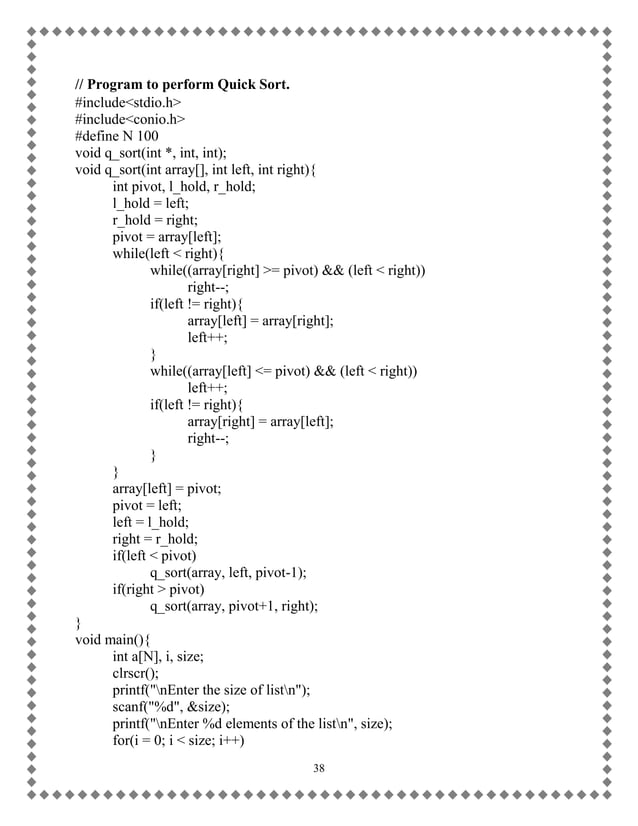 Data Structures Practical File | PDF | Programming Languages | Computing