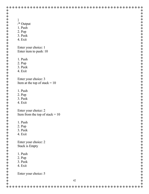 Data Structures Practical File | PDF | Programming Languages | Computing
