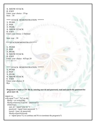 Practical File Grade 12.pdf | Programming Languages | Computing