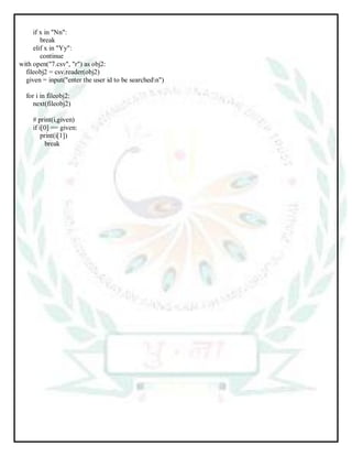 Practical File Grade 12.pdf | Programming Languages | Computing