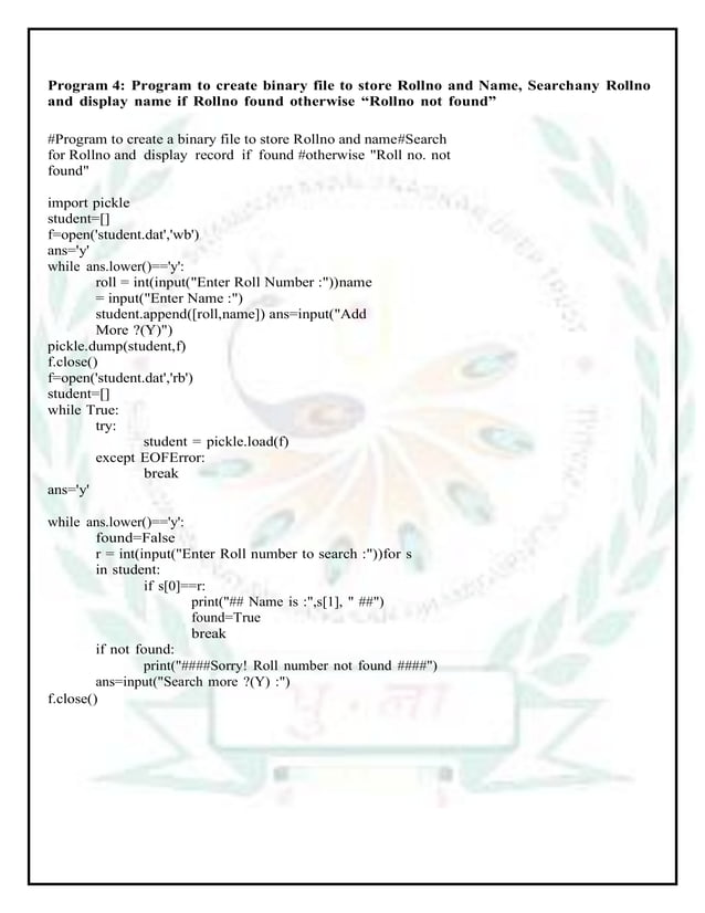 Practical File Grade 12.pdf | Programming Languages | Computing