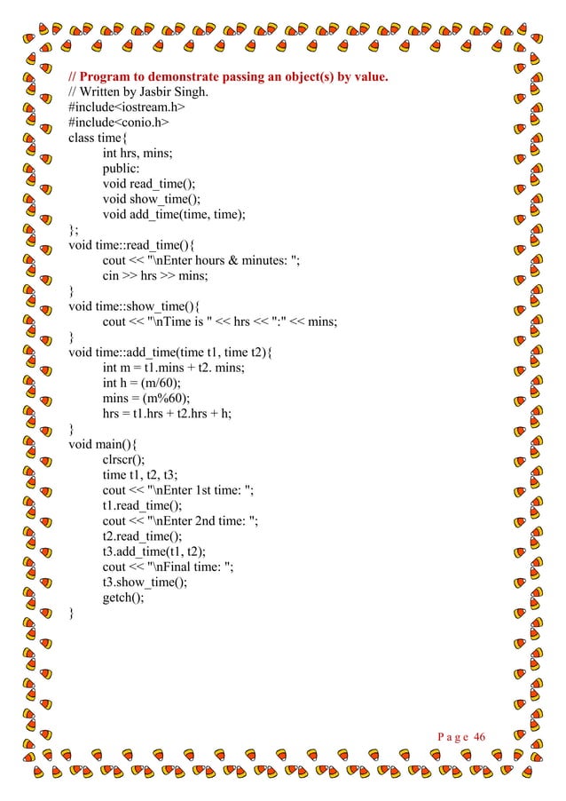 Object Oriented Programming Using C Practical File Pdf 
