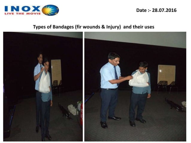 Practical fire fighting training raipur city centre mall (inox) ambuja ...