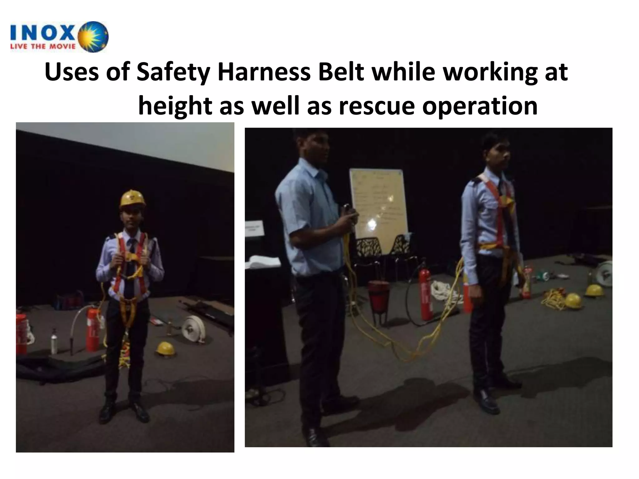 Practical fire fighting training raipur city centre mall (inox) ambuja ...