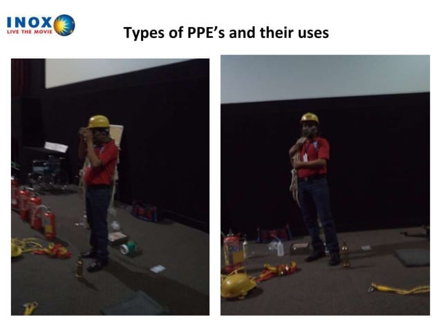 Practical fire fighting training raipur city centre mall (inox) ambuja ...