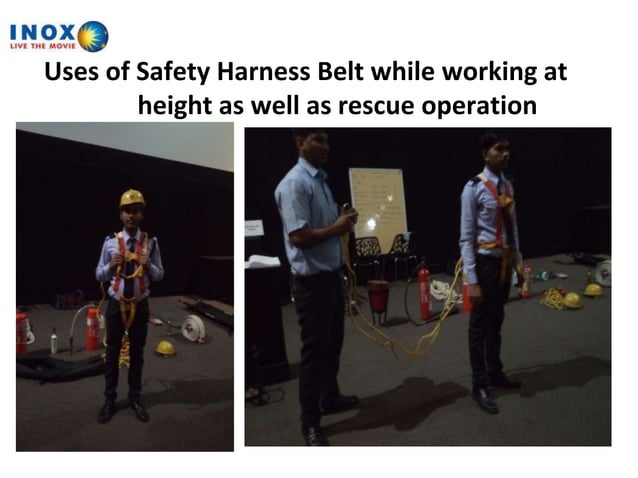 Practical fire fighting training raipur city centre mall (inox) ambuja ...