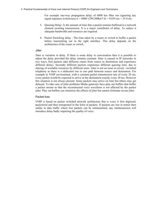 Practical Fundamentals of Voice over IP (VoIP) for Engineers and ...