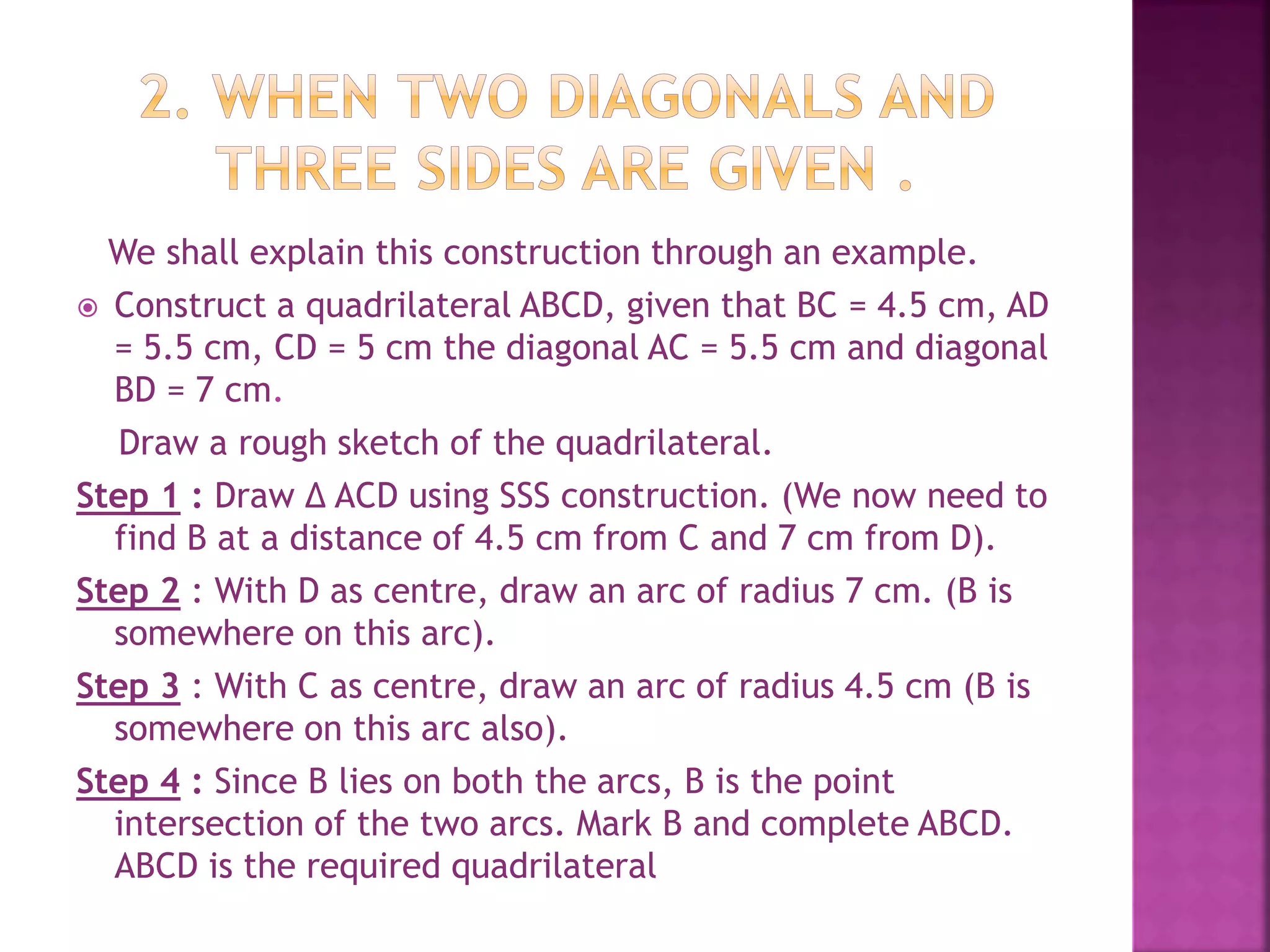 Practical geometry for class 8th | PPTX