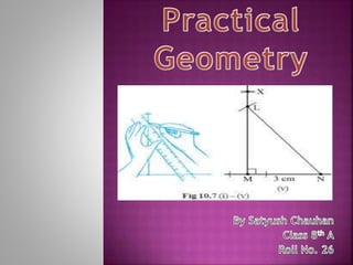 Practical geometry for class 8th | PPTX