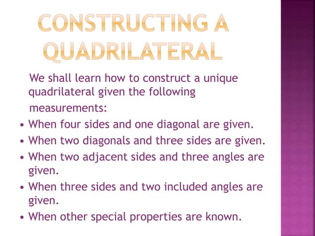 Practical geometry for class 8th | PPTX | Physics | Science